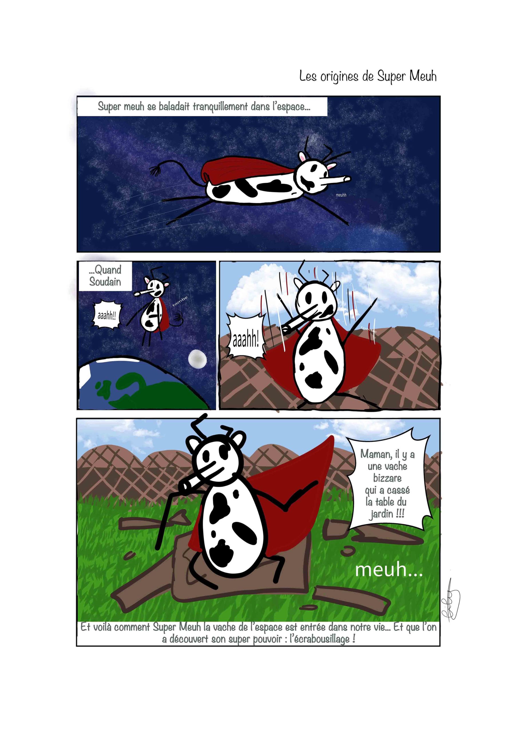 Les aventures de Super Meuh by Lily - Aurélie Frastel