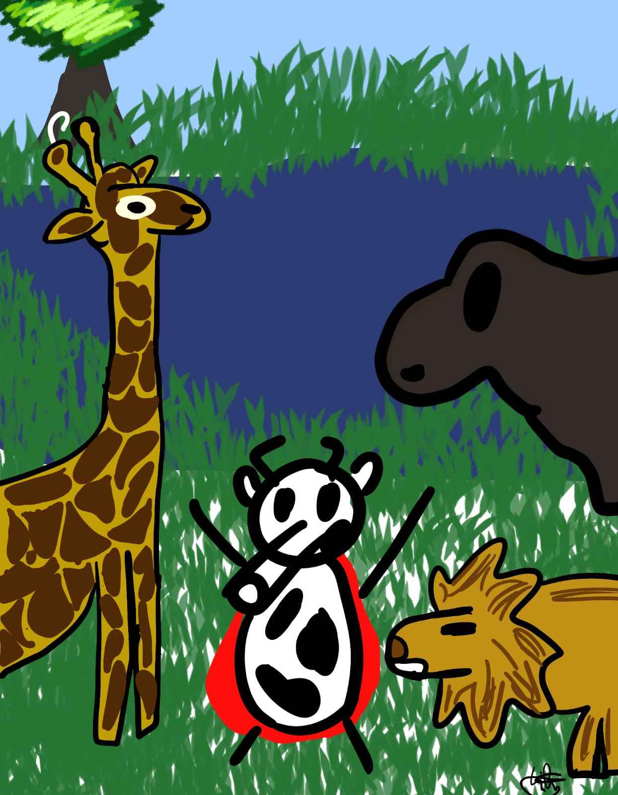 Super Meuh en safari ! - Aurélie Frastel